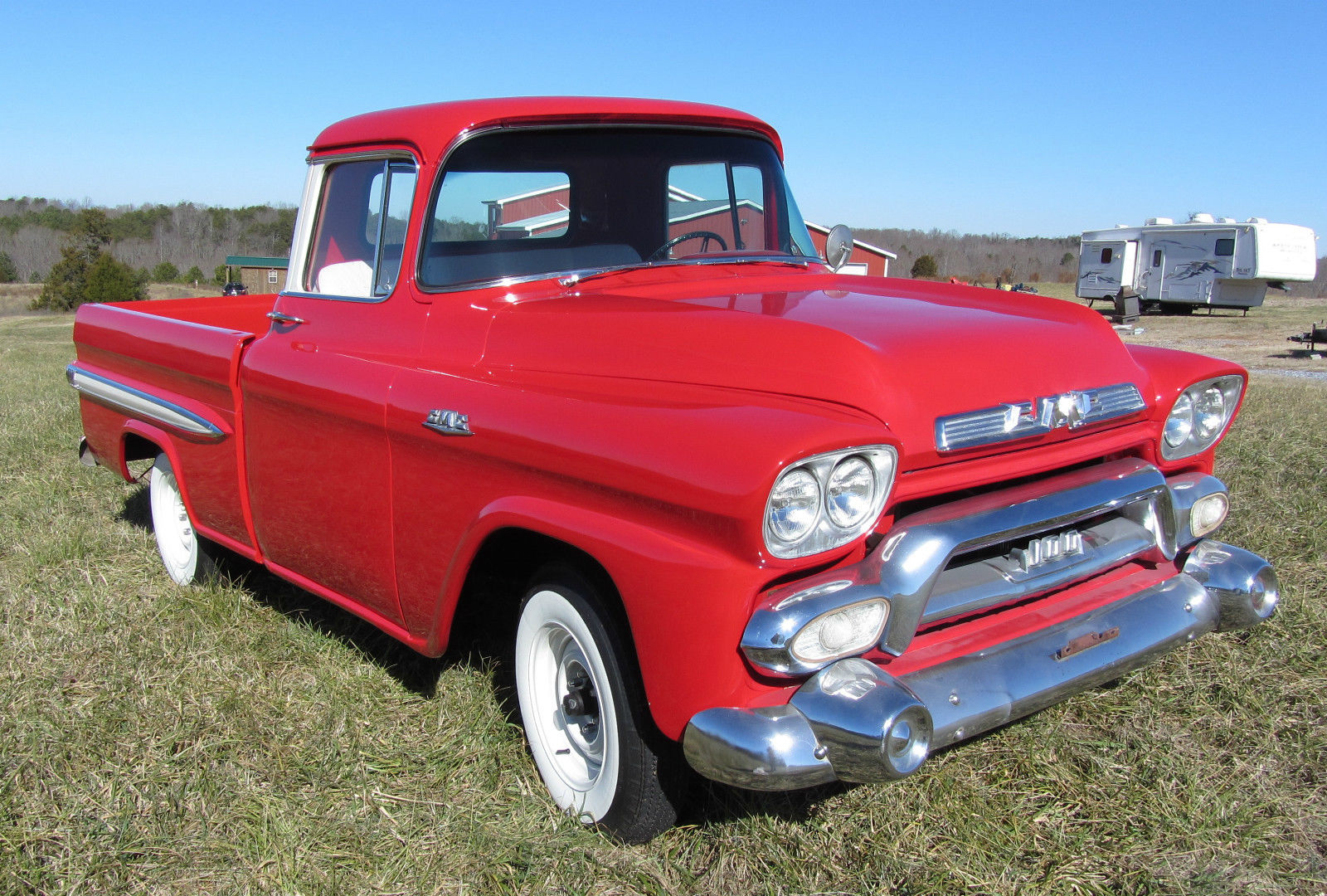 1958 GMC Fleetside Pickup Wideside Chevrolet Custom Deluxe Classic